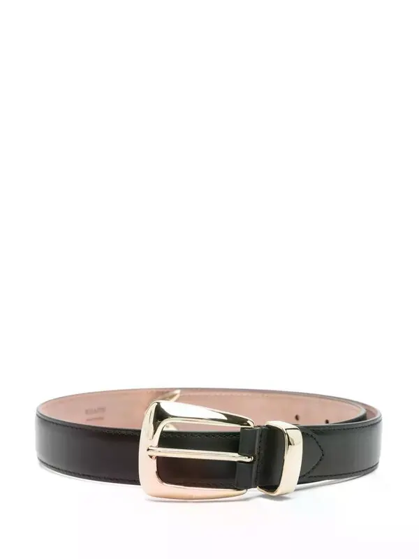 Khaite Benny Leather Belt - Black