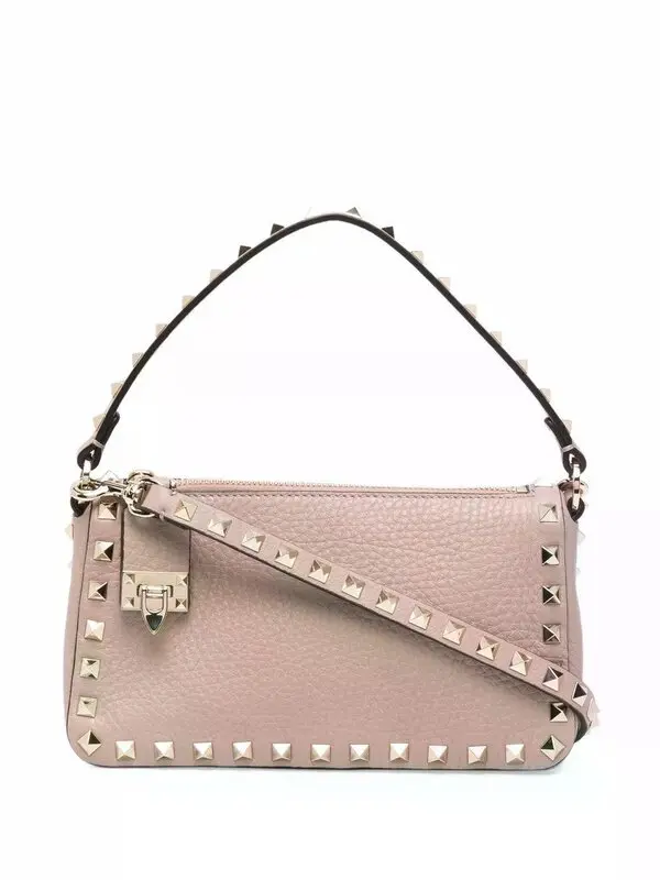 Valentino Garavani Small Rockstud Crossbody Bag - Neutrals