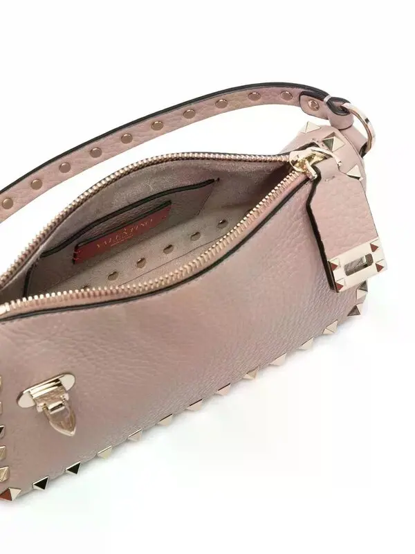 Valentino Garavani Small Rockstud Crossbody Bag - Neutrals