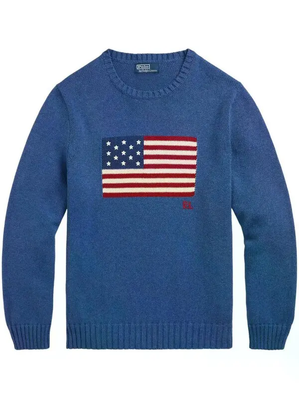 Polo Ralph Lauren Flag Intarsia Sweater