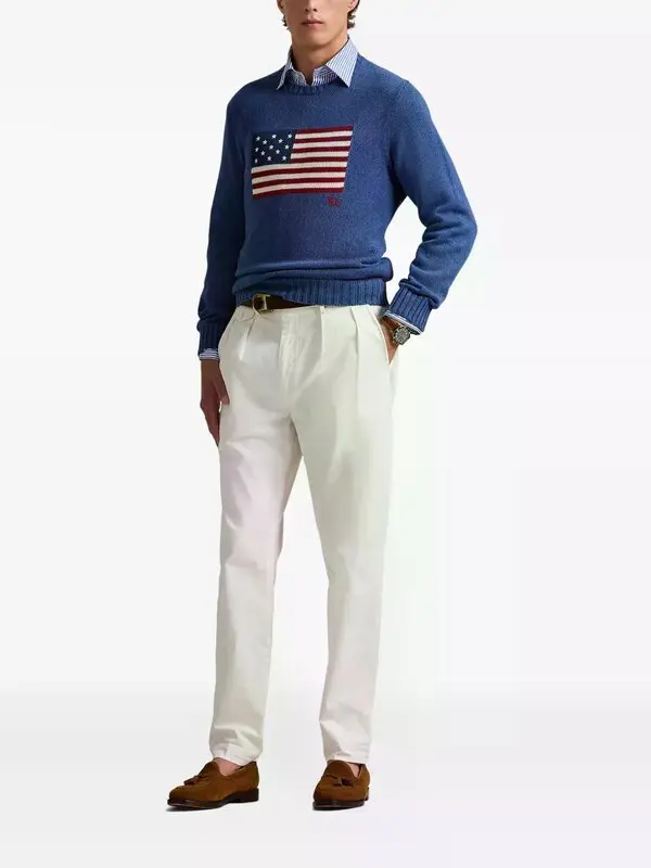Polo Ralph Lauren Flag Intarsia Sweater