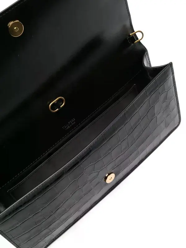 TOM FORD Whitney Crocodile-embossed Shoulder Bag