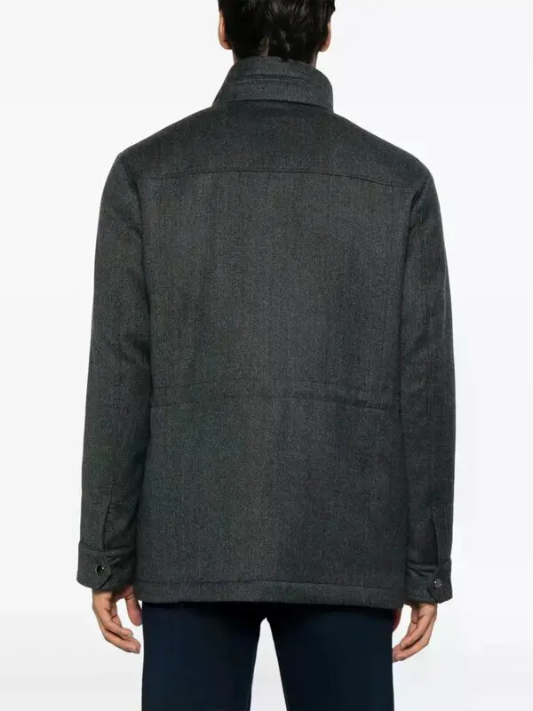 Canali Wool Shirt Jacket