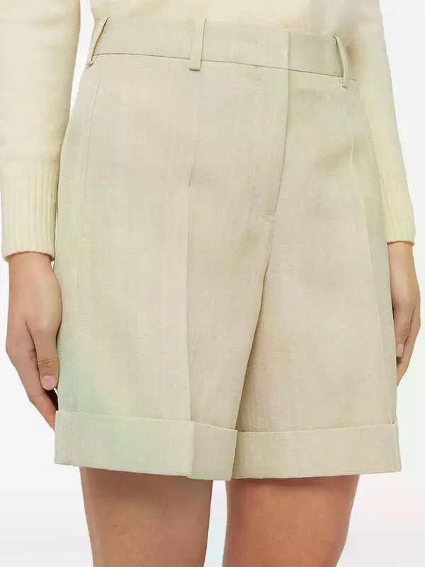 JIL SANDER Creased Tailored Shorts