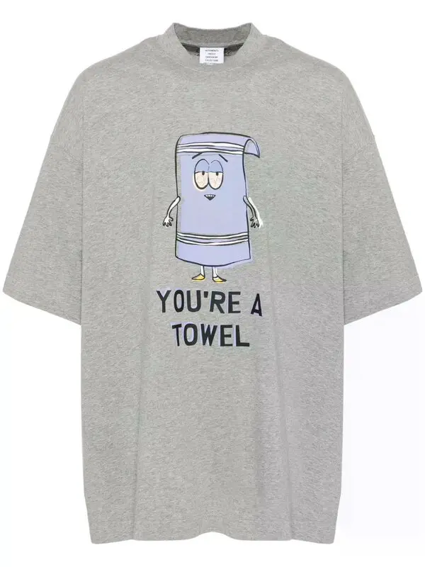 Vetements Graphic-print T-shirt - Grey