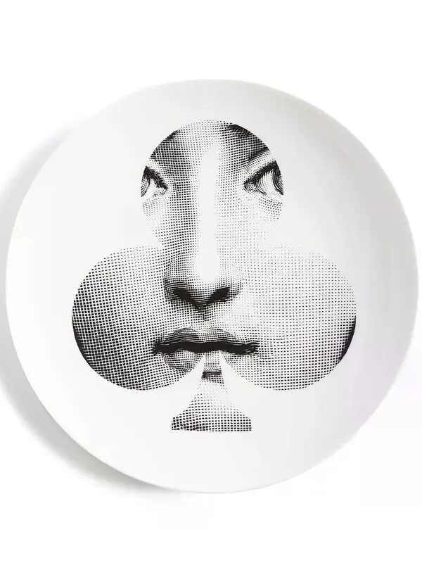 FORNASETTI Tema E Variazioni N.69 Wall Plate - White