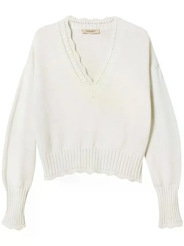 TWINSET Scallop-edge Sweater