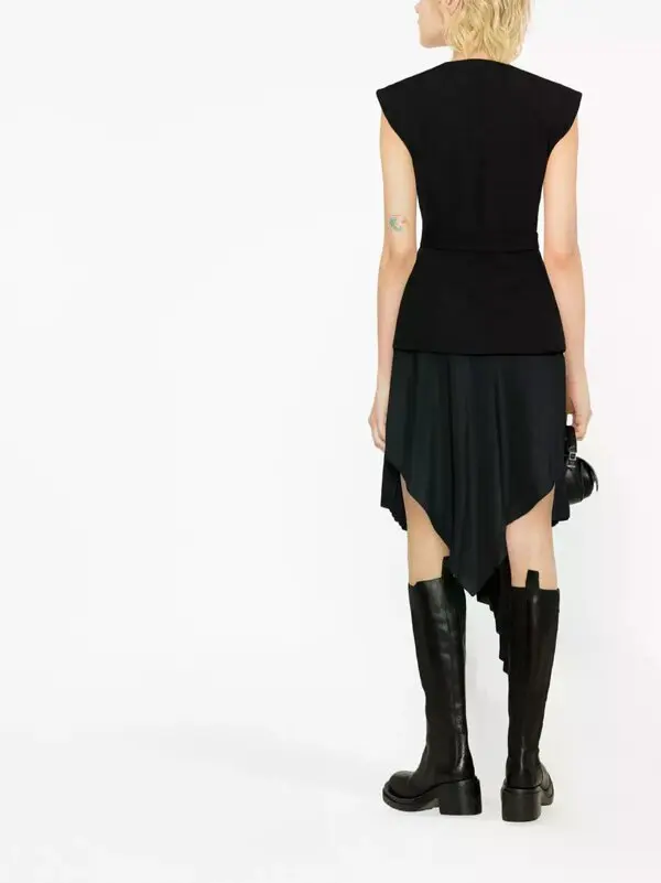 Balmain Sleeveless Single-breasted Jacket