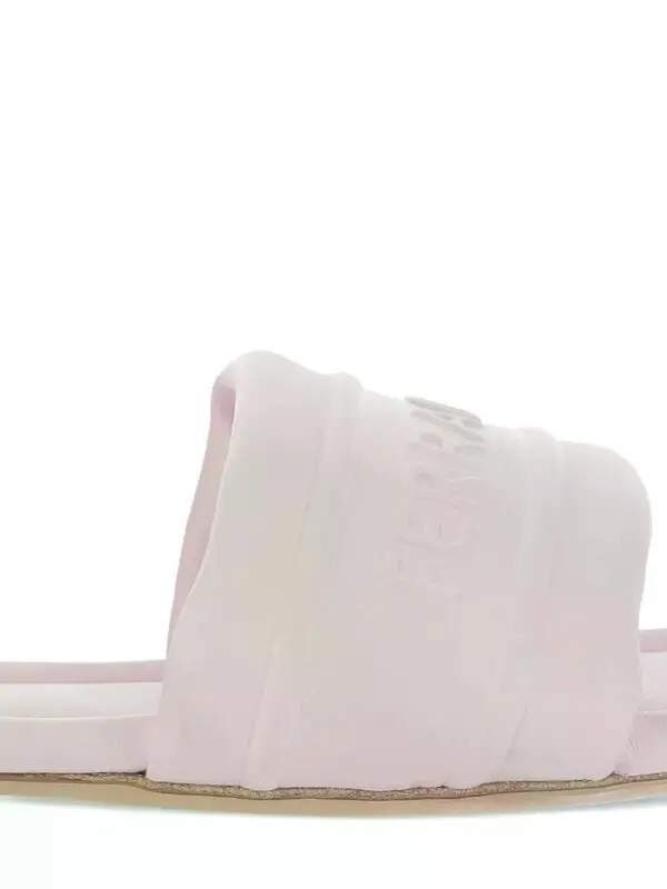 FERRAGAMO Leather Slides - Pink