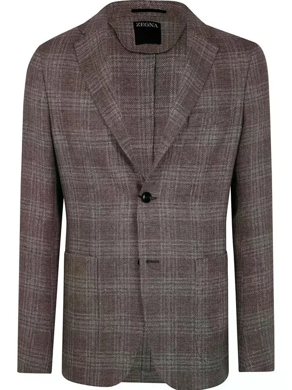 Zegna Check-pattern Blazer