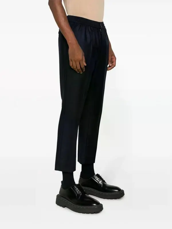 AMI Paris Cropped Tailored Trousers