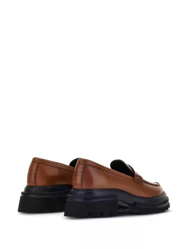 Hogan Chunky Leather Loafers