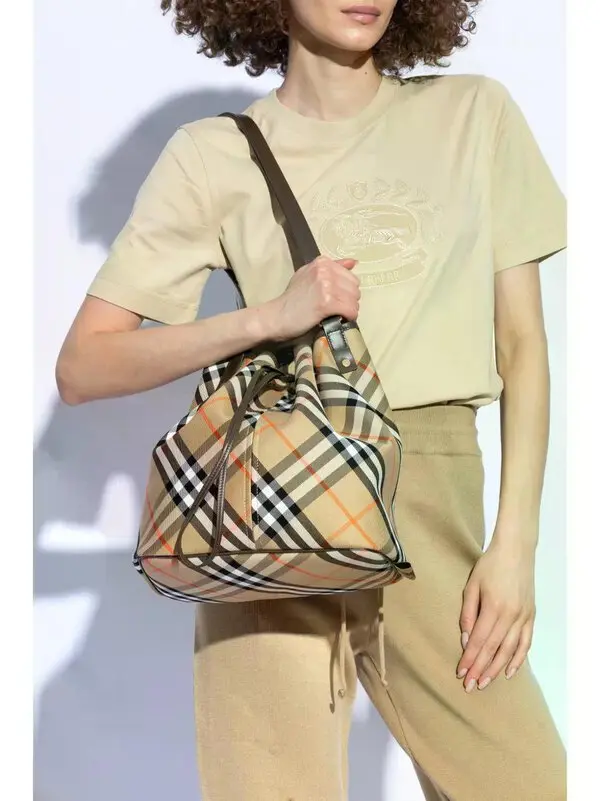 Burberry Vintage Check Bucket Shoulder Bag