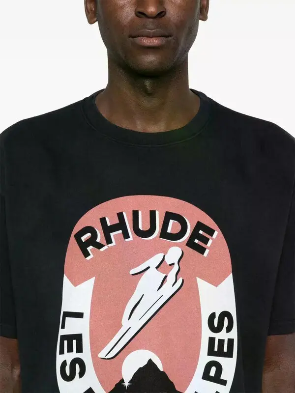 Rhude Logo-print Cotton T-shirt