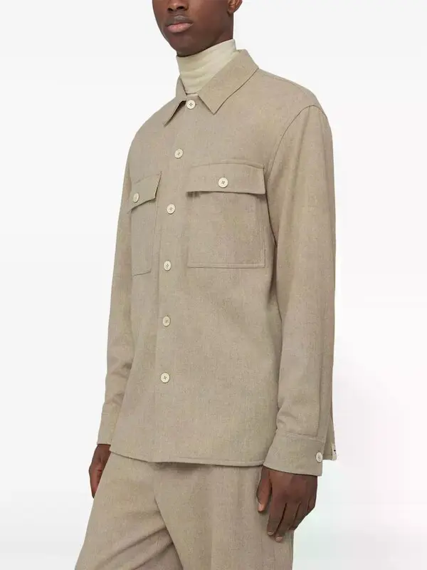 JIL SANDER Long-sleeve Flannel Shirt