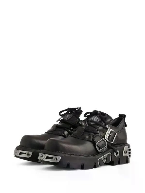 Rabanne X New Rock Leather Derby Shoes