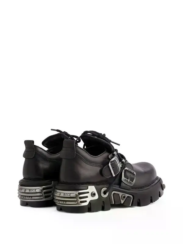 Rabanne X New Rock Leather Derby Shoes