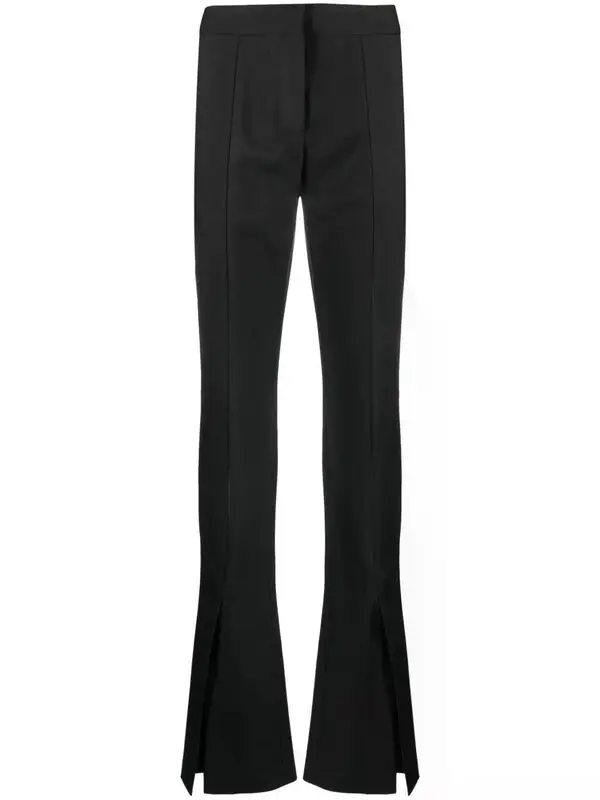 Off-White Tech Drill Flared Trousers - Black