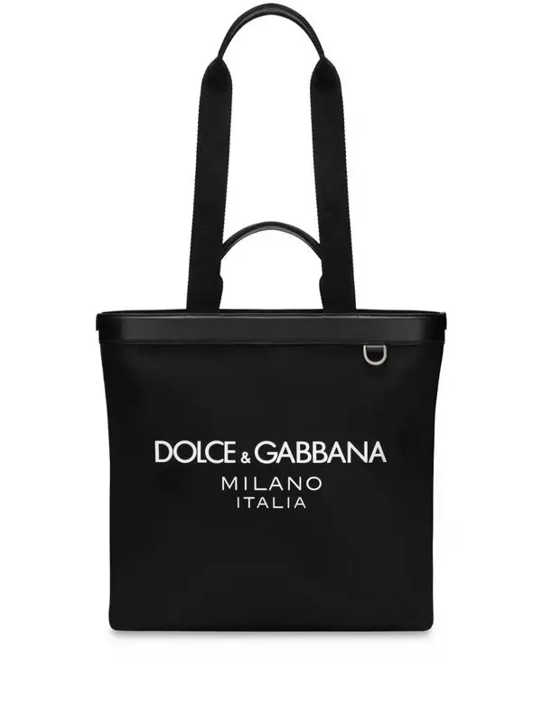 Dolce & Gabbana Logo-print Tote Bag - Black