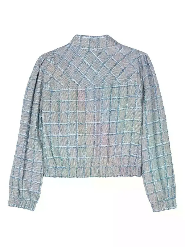BOSS Check-pattern Tweed Jacket