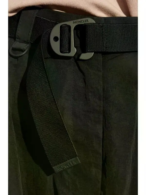 Moncler Logo-patch Belted-waist Skirt