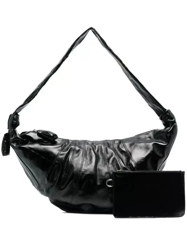 LEMAIRE Croissant Shoulder Bag - Black