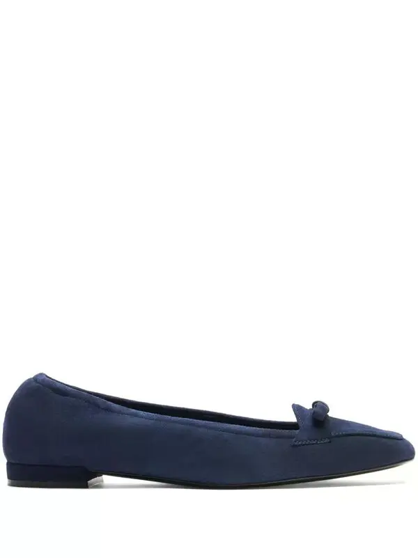STUART WEITZMAN Tully Suede Loafers - Blue