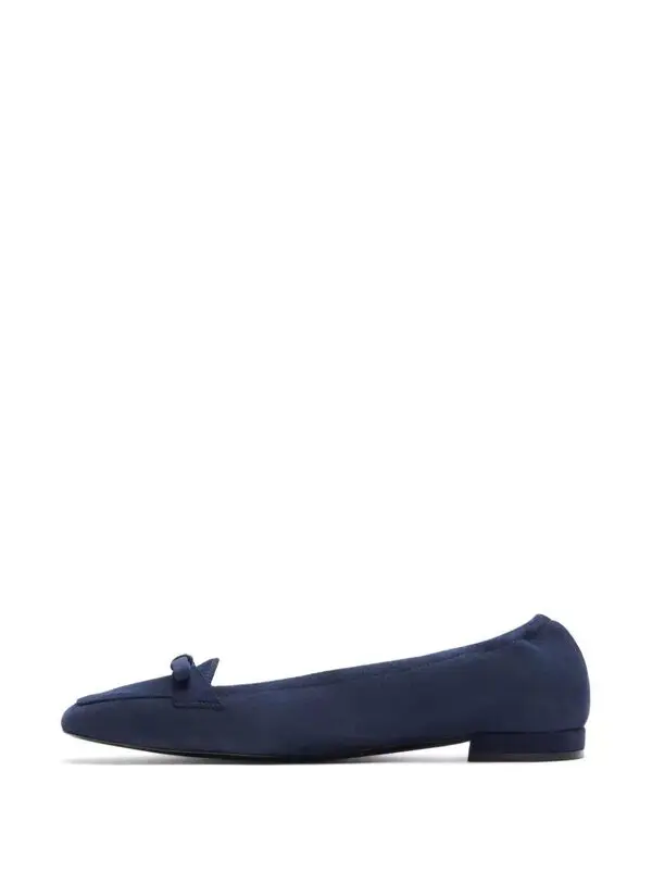 STUART WEITZMAN Tully Suede Loafers - Blue