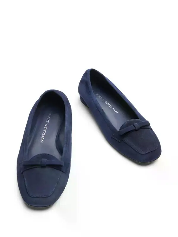 STUART WEITZMAN Tully Suede Loafers - Blue