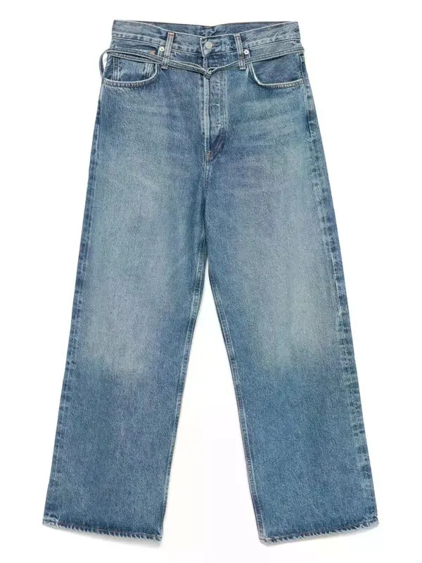 AGOLDE High-waisted Wide-leg Jeans