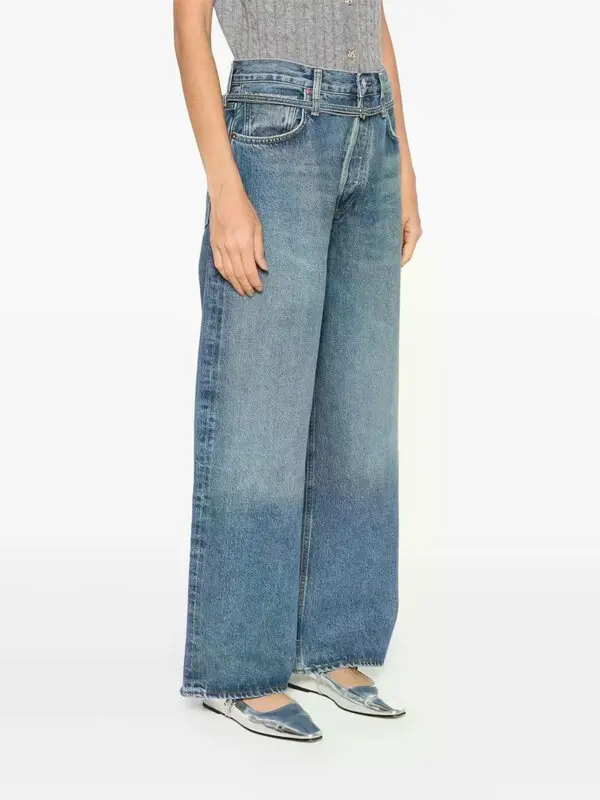 AGOLDE High-waisted Wide-leg Jeans