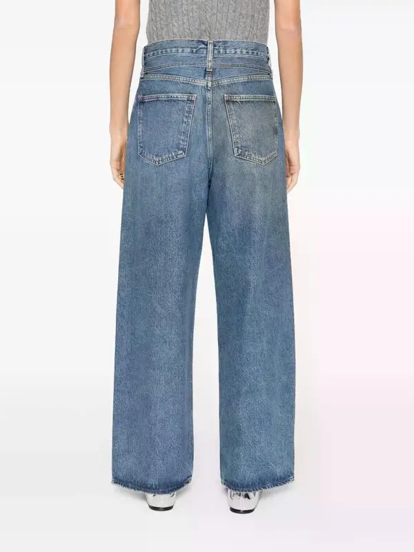AGOLDE High-waisted Wide-leg Jeans