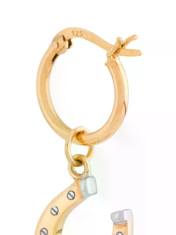 TRUE ROCKS Horseshoe Hoop Earring