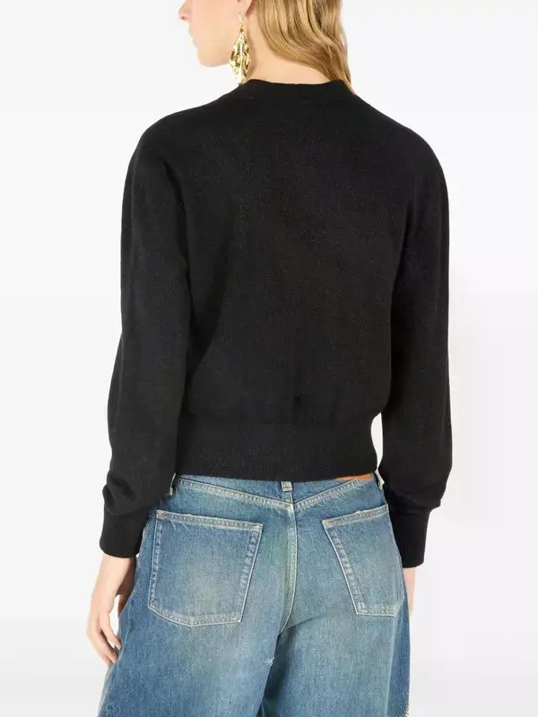 Roberto Cavalli Cropped Button-up Cardigan