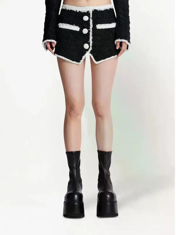 Balmain Tweed Mini Skirt