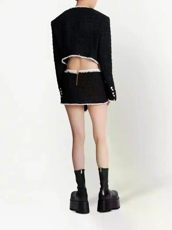 Balmain Tweed Mini Skirt