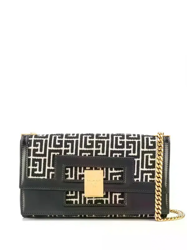 Balmain 1945 Heritage Monogram Jacquard Bag