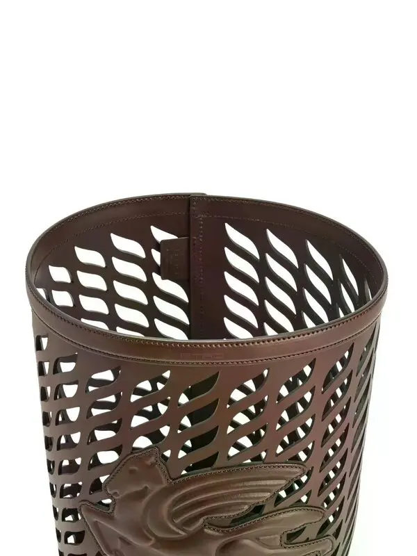 Etro Pegaso-motif Leather Vase