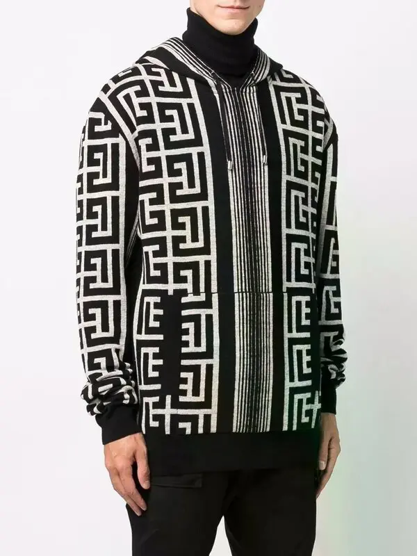 Balmain Monogram Hoodie