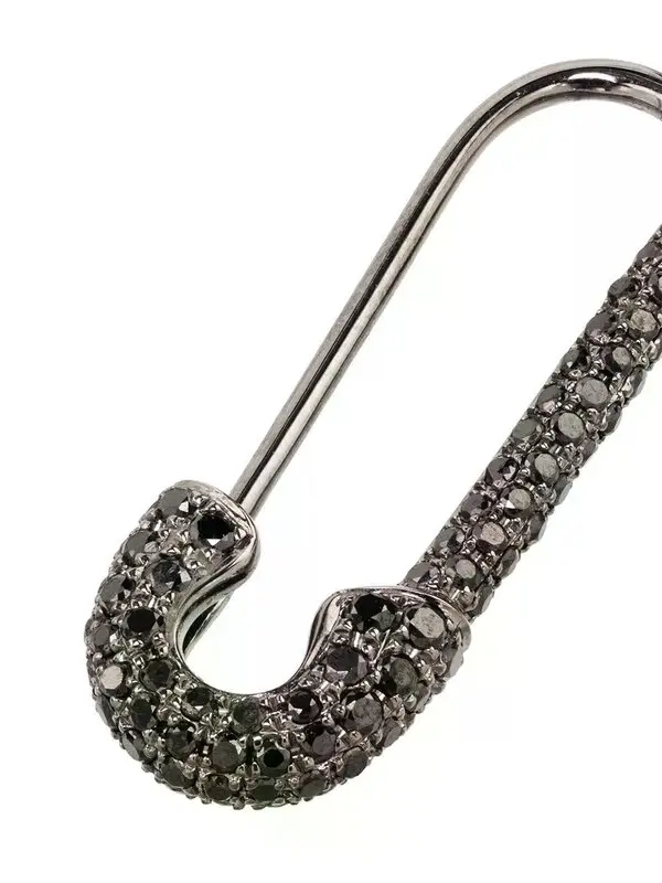 ANITA KO 18kt Gold Safety Pin Diamond Earring