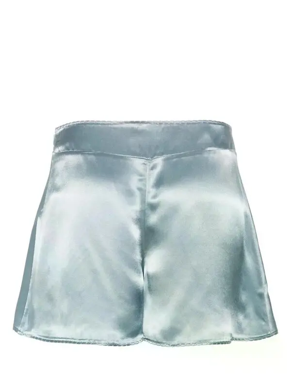 Miu Miu Satin Pyjama Shorts