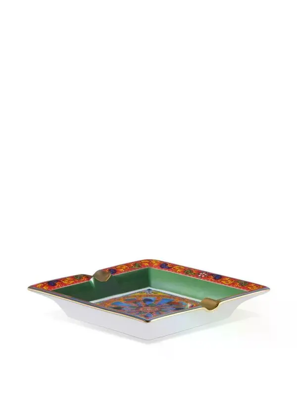 Dolce & Gabbana Contrasting-pattern Porcelain Ash-tray