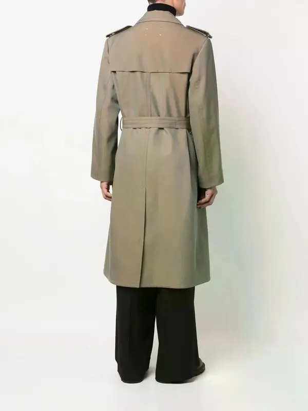 MAISON MARGIELA Double-breasted Wool Trench Coat