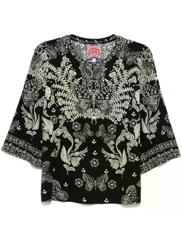 Johnny Was Janie Bell-sleeved Top