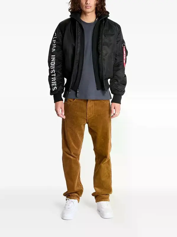 Alpha Industries Zip-up Bomber Jacket