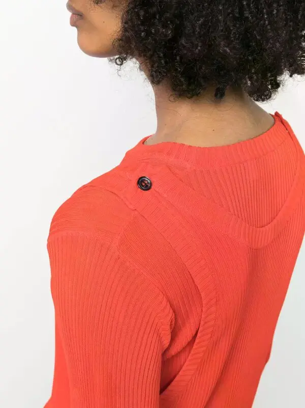 Marni Layered Ribbed-knit Jumper