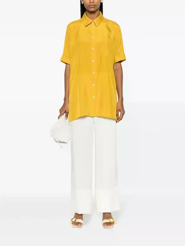 P.a.r.o.s.h Short-sleeve Silk Shirt