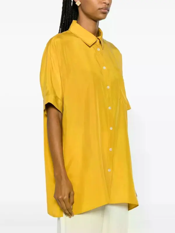 P.a.r.o.s.h Short-sleeve Silk Shirt