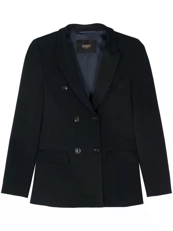 Seventy Double-breasted Knitted Blazer