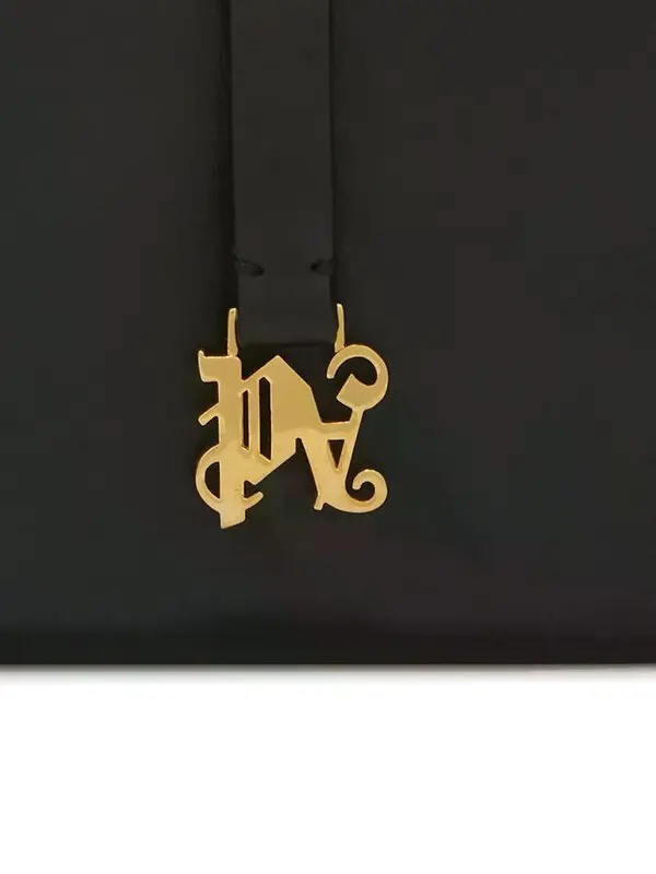 Palm Angels Monogram-appliqué Leather Wallet